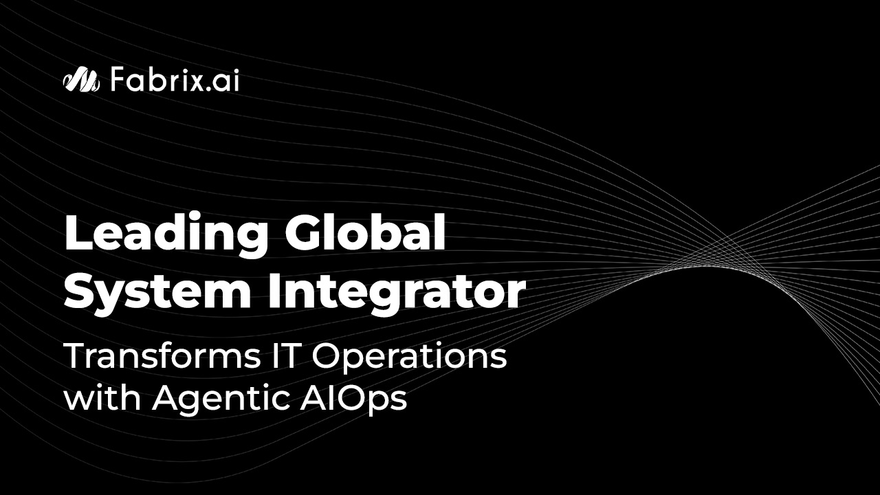 Leading Global System Integrator transforms IT Operations with Agentic ...